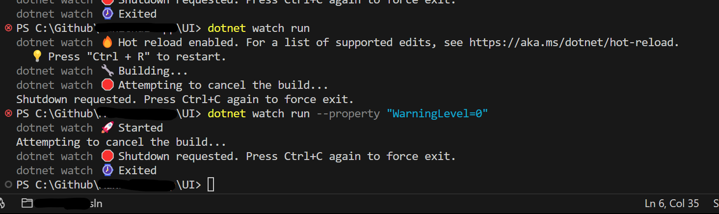 Dotnet Watch Run With Args Break Hot Reload · Issue 51171 · Dotnetaspnetcore · Github
