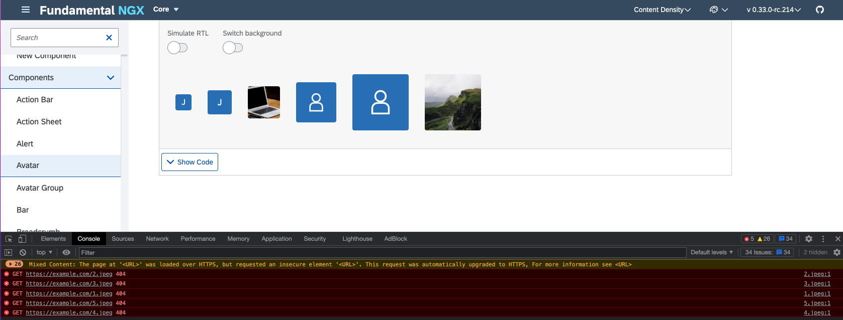 Defect Hunting: Avatar bug · Issue #8414 · SAP/fundamental-ngx · GitHub