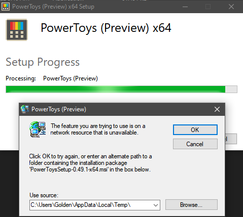 Unable to Install - Error 0x80070643 · Issue #16580 · microsoft/PowerToys · GitHub