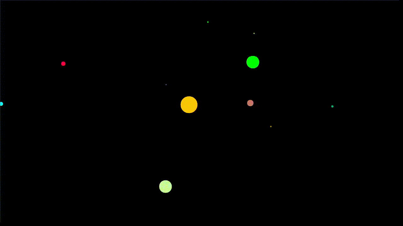 GitHub - sindremm/orbit-simulation: Simulation of gravitational pull between planets