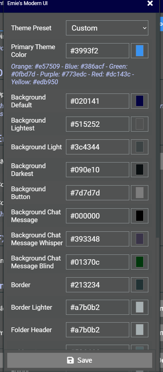 Styling overhaul (Sheets & Foundry UI) - Ongoing effort / discussion ...