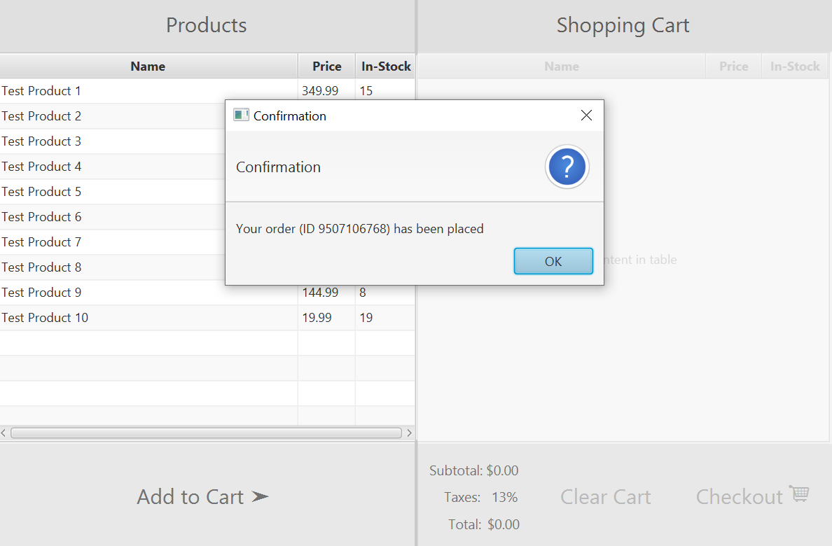 GitHub - mebsic/JavaFXStore