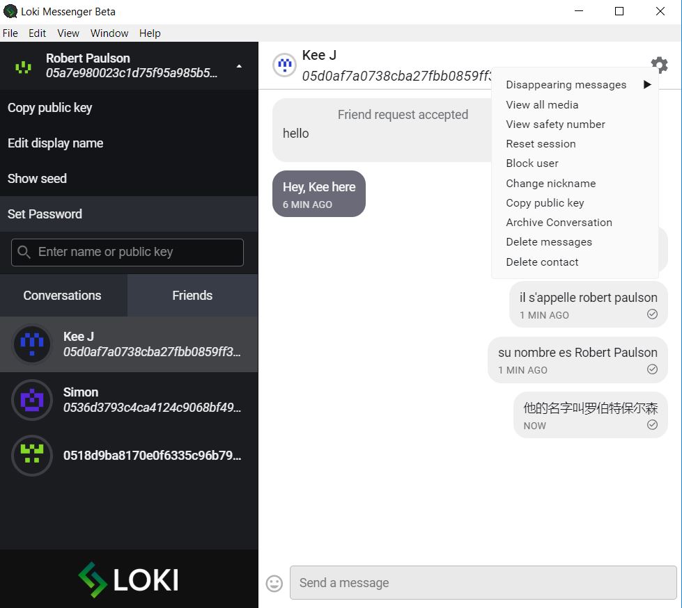 Remove "View all Media" section from the drop down menu. · Issue #301 · oxen-io/session-desktop ...