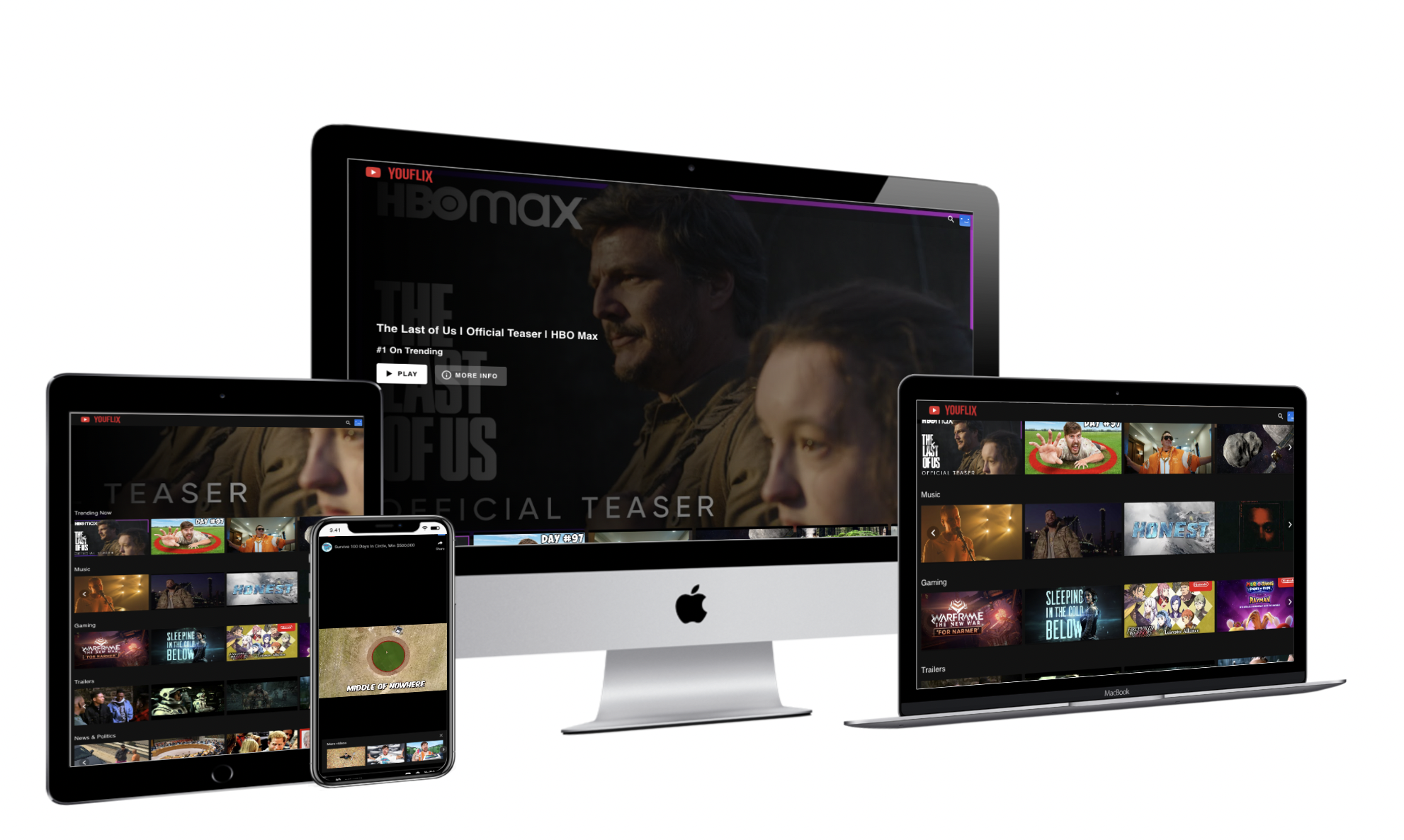 GitHub - SunnyZaman/YouFlix: YouTube with a Netflix theme