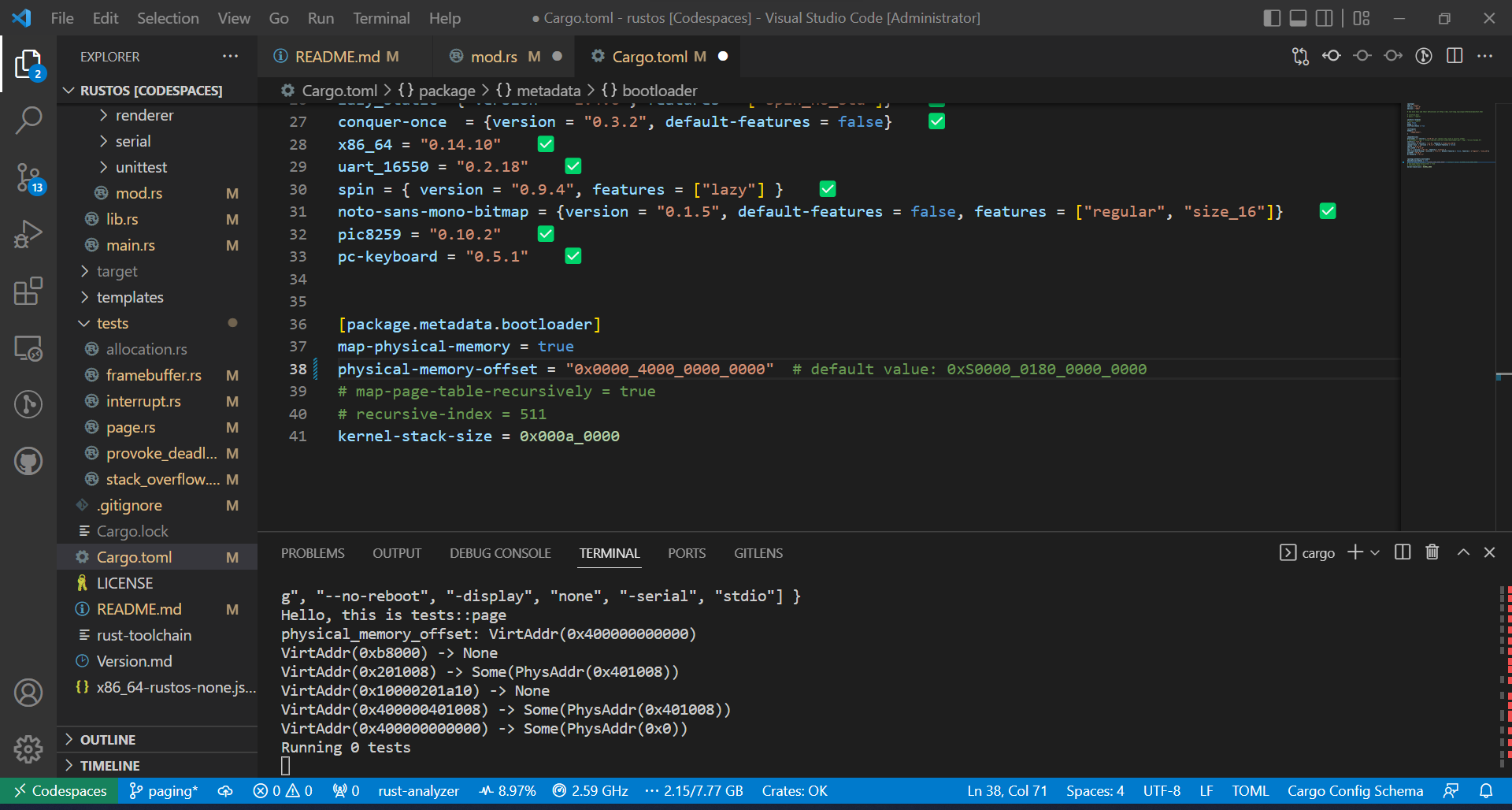 Map Physical Memory In 01012 · Issue 253 · Rust Osdevbootloader 
