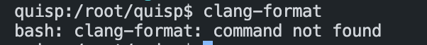 clang-format and clang-tidy not found in Docker · Issue #374 · sfc-aqua/quisp · GitHub
