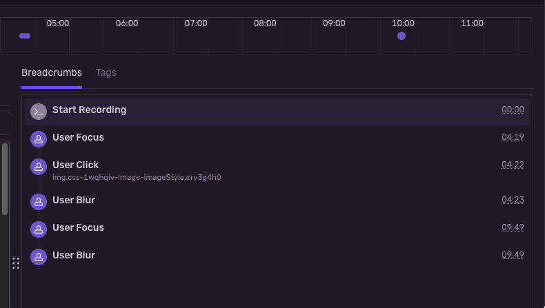 Remove "User Blur/User Focus" from breadcrumbs and timeline · Issue #38591 · getsentry/sentry ...