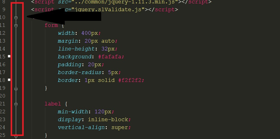 collapse blocks of code from closing curly braces · Issue #157598 ...