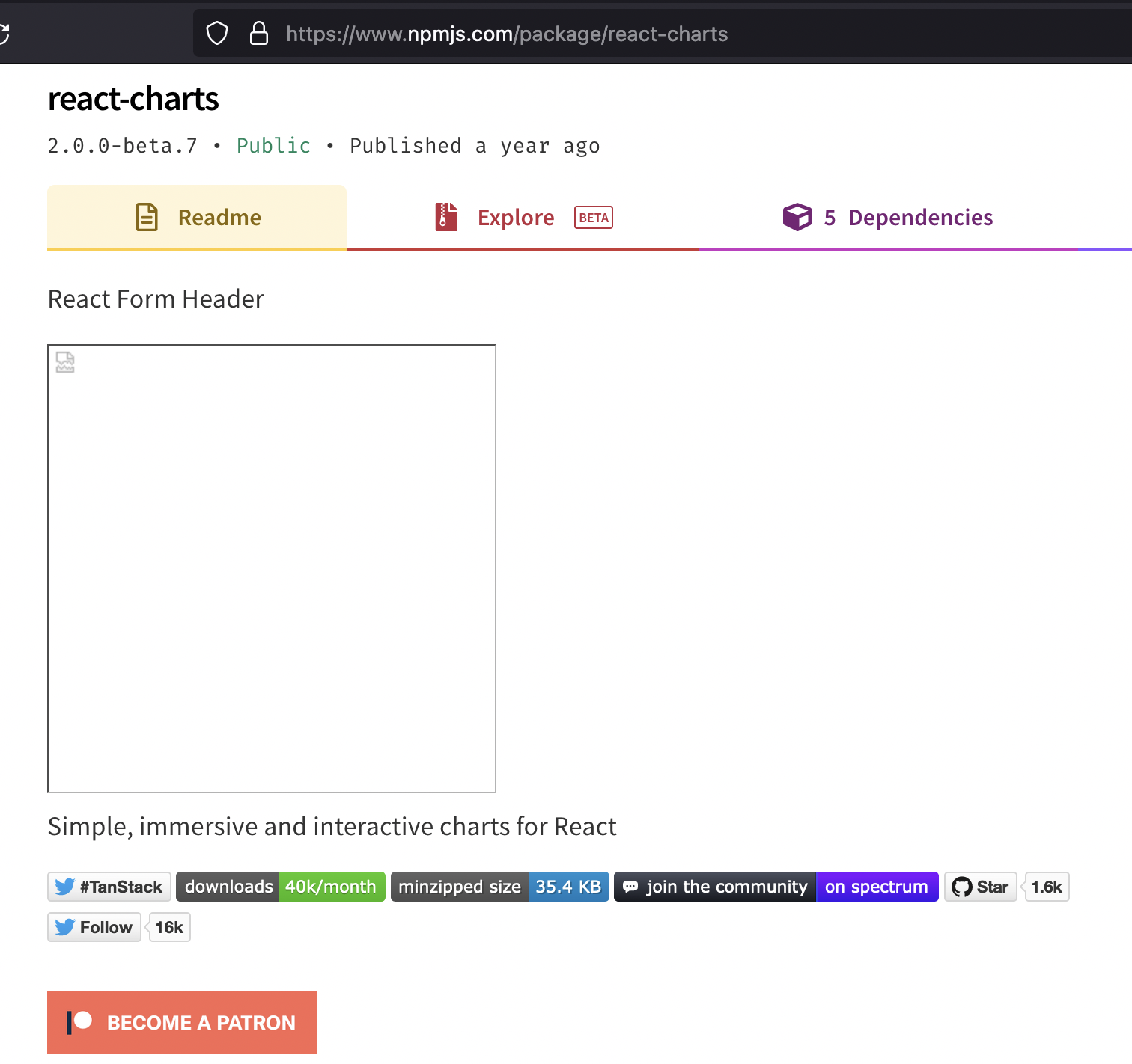 docs: image broken on npm page · Issue #232 · TanStack/react-charts · GitHub
