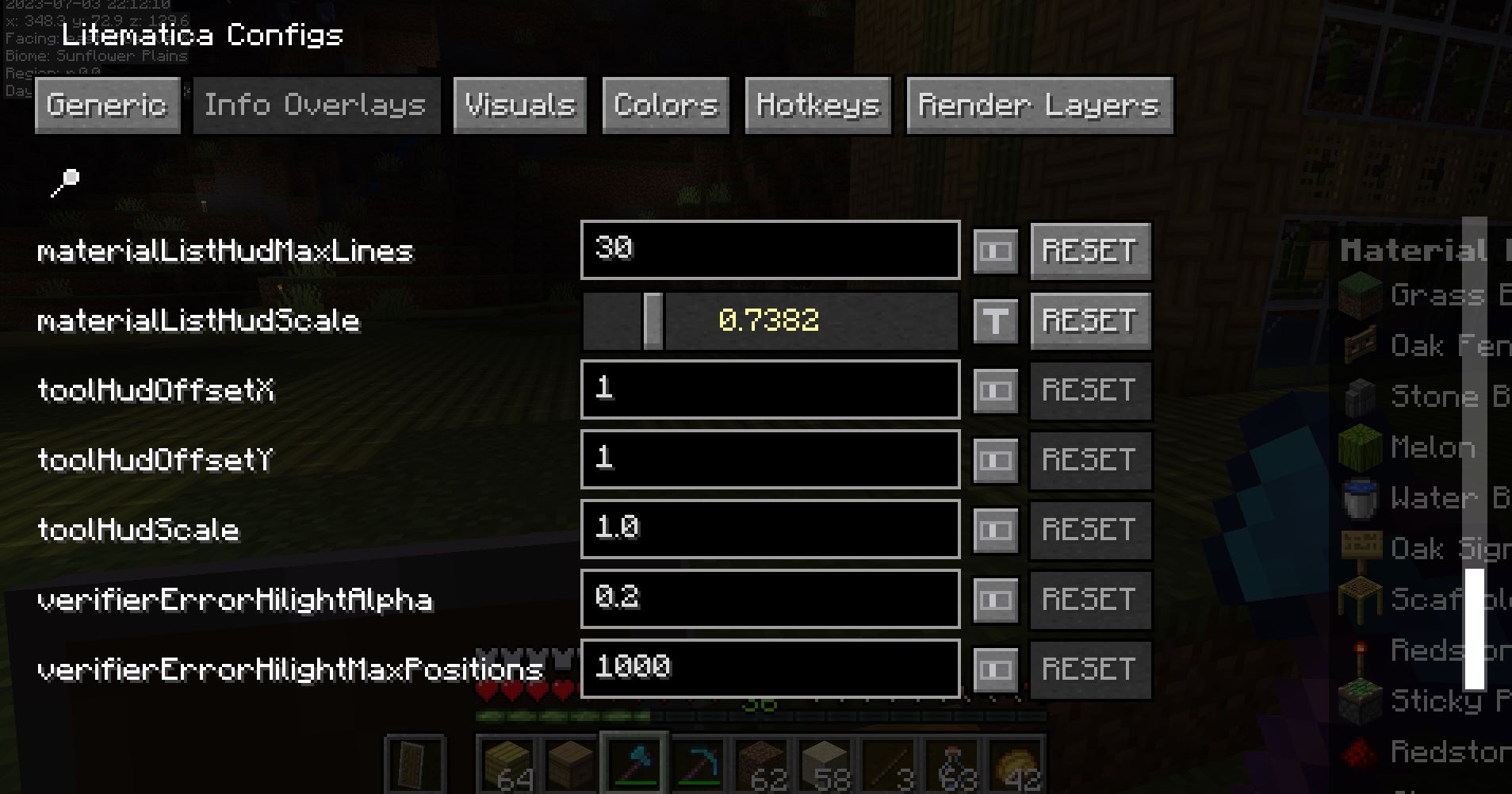 MaterialListHudScale doesn't scale, it only changes position (pushes off screen) · Issue #726 ...