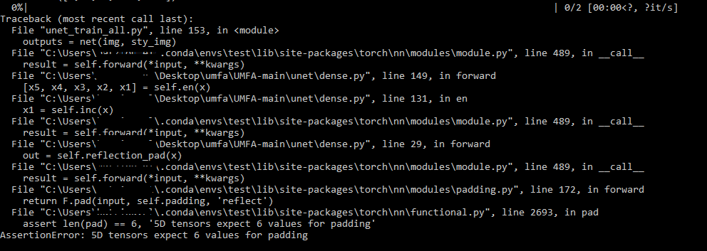 Assertionerror 5d Tensors Expect 6 Values For Padding · Issue 1 · Dongyuyaumfa · Github 4777
