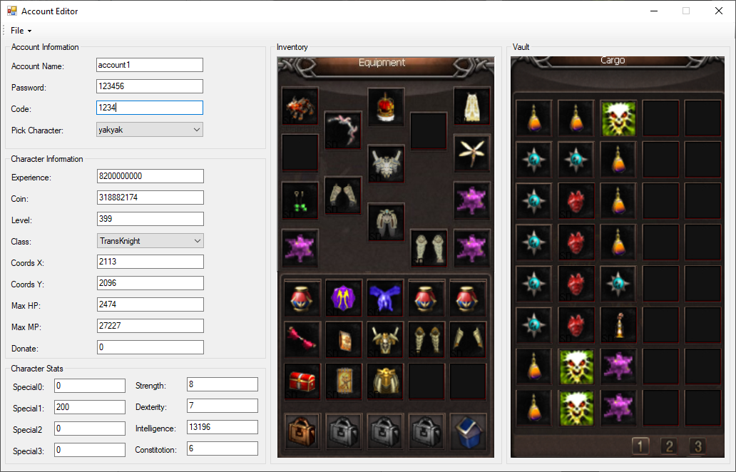 GitHub - Elai-Vaknin/WYD2-Account-Editor