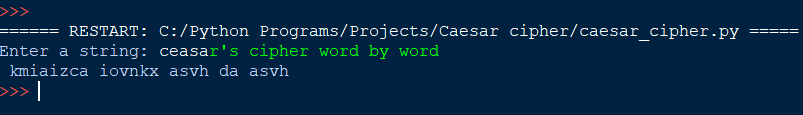 GitHub - MSathvik13/Caesar-s-Cipher-using-Python-3: Encrypting a ...