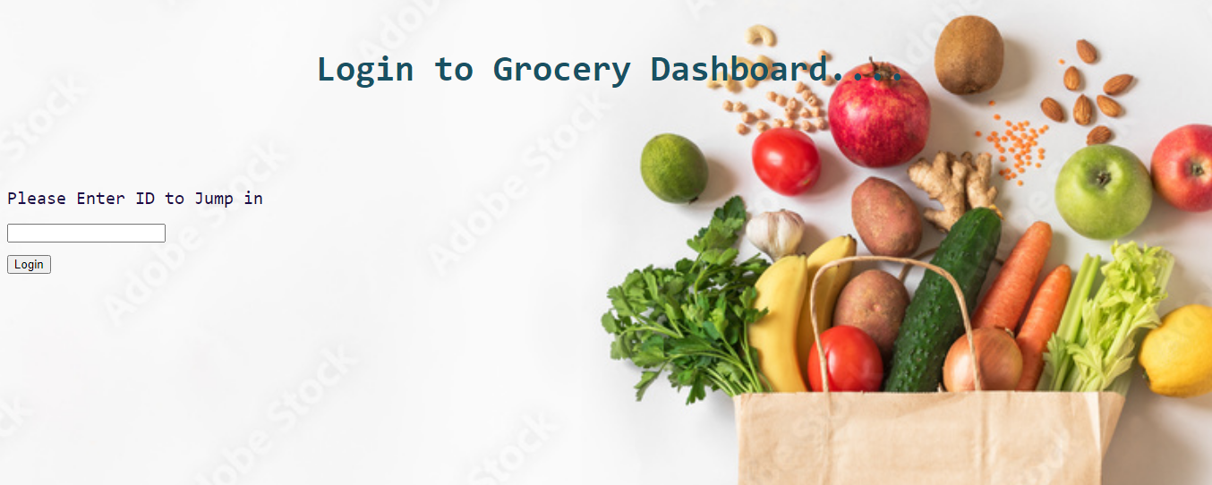 GitHub - cubeTricks/Grocery_Dashboard: Grocery Dashboard with Multiple ...