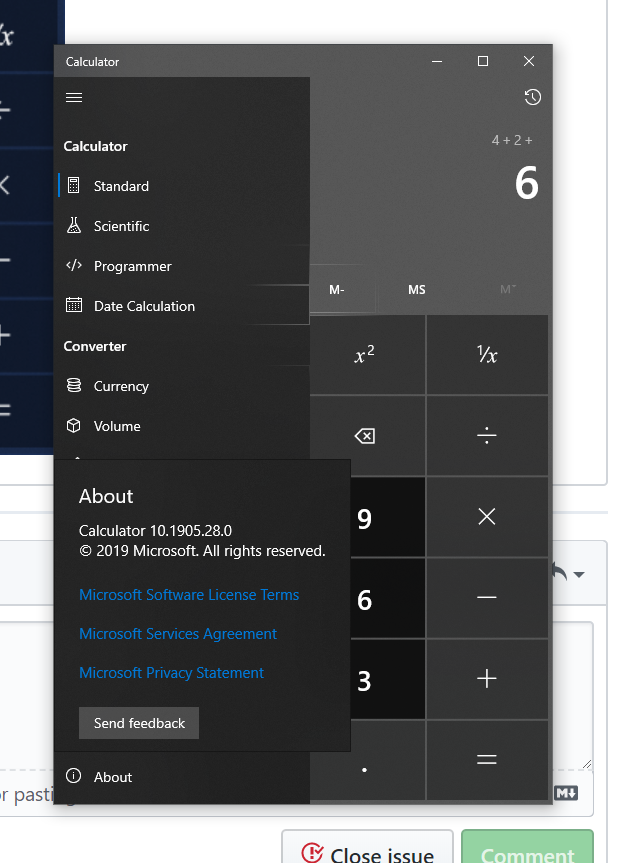 [readme] Funny Incorrect Calculator Screenshot · Issue 573 · Microsoft Calculator · Github
