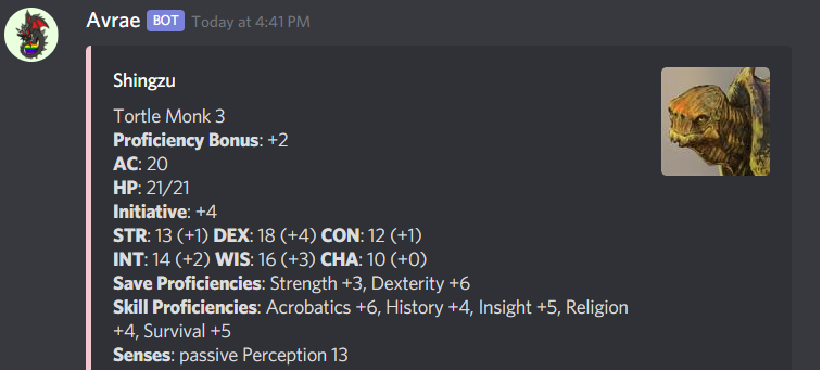 AVR-471 Error calculating AC · Issue #930 · avrae/avrae · GitHub