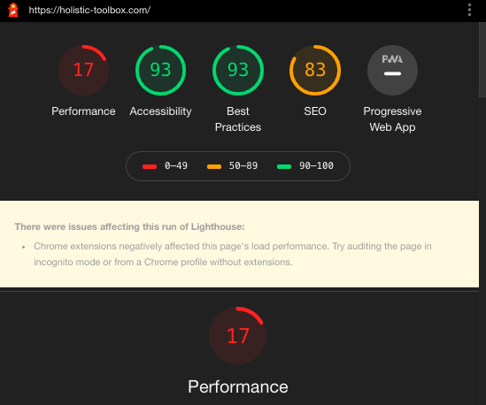 Lighthouse Report · Issue #119 · holistic-web/toolbox · GitHub