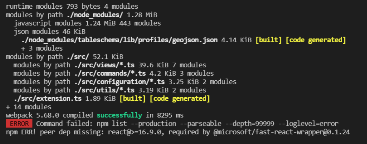 React peer dependency required for some web-component-only extensions to build · Issue #329 ...