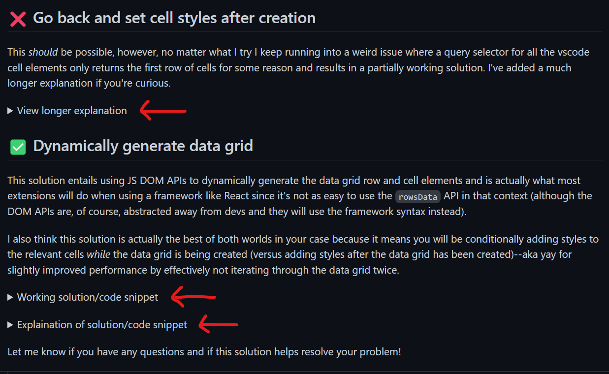 Not able to stylize individual cells in a vscode-data-grid · Issue #378 ...