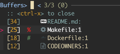`buffers` current buffer should be at the top · Issue #646 · ibhagwan/fzf-lua · GitHub