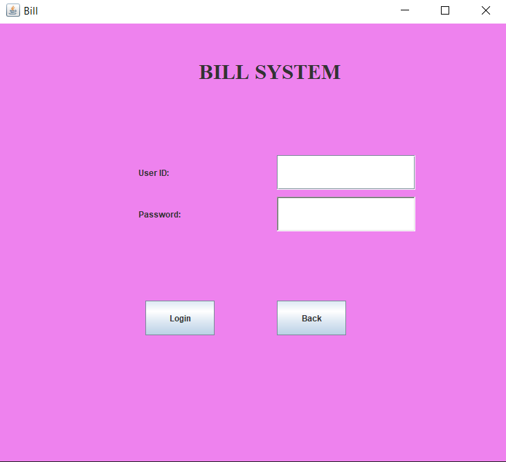 GitHub - wanibhavesh/Java-Billing-System
