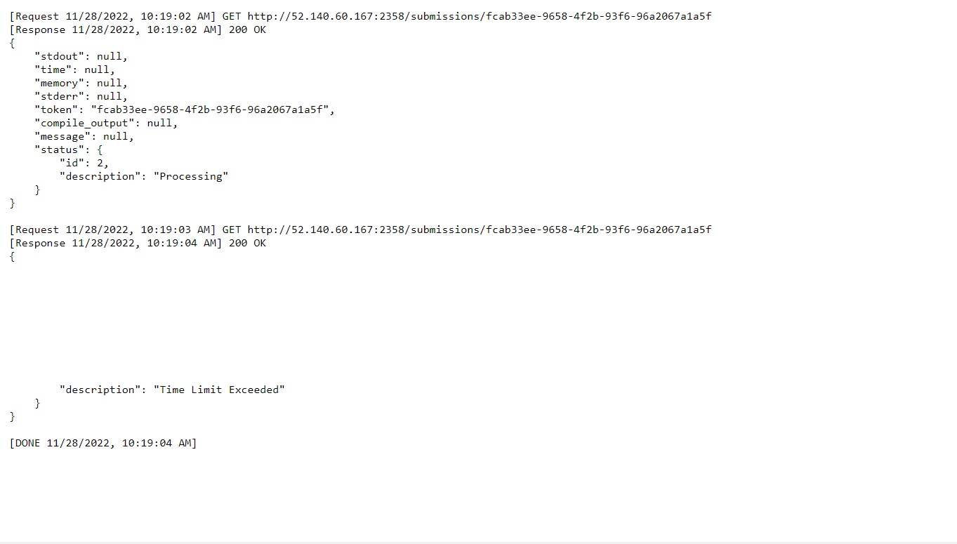 Java Time Limit Exceeded Error · Issue 380 · Judge0 Judge0 · Github