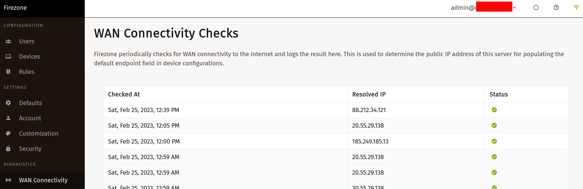 Strange IPs in WAN Connectivity Checks · Issue #1469 · firezone/firezone · GitHub