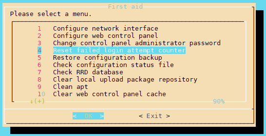 Unable to reset failed login attempt counter for user [NONAME] · Issue #824 · openmediavault ...