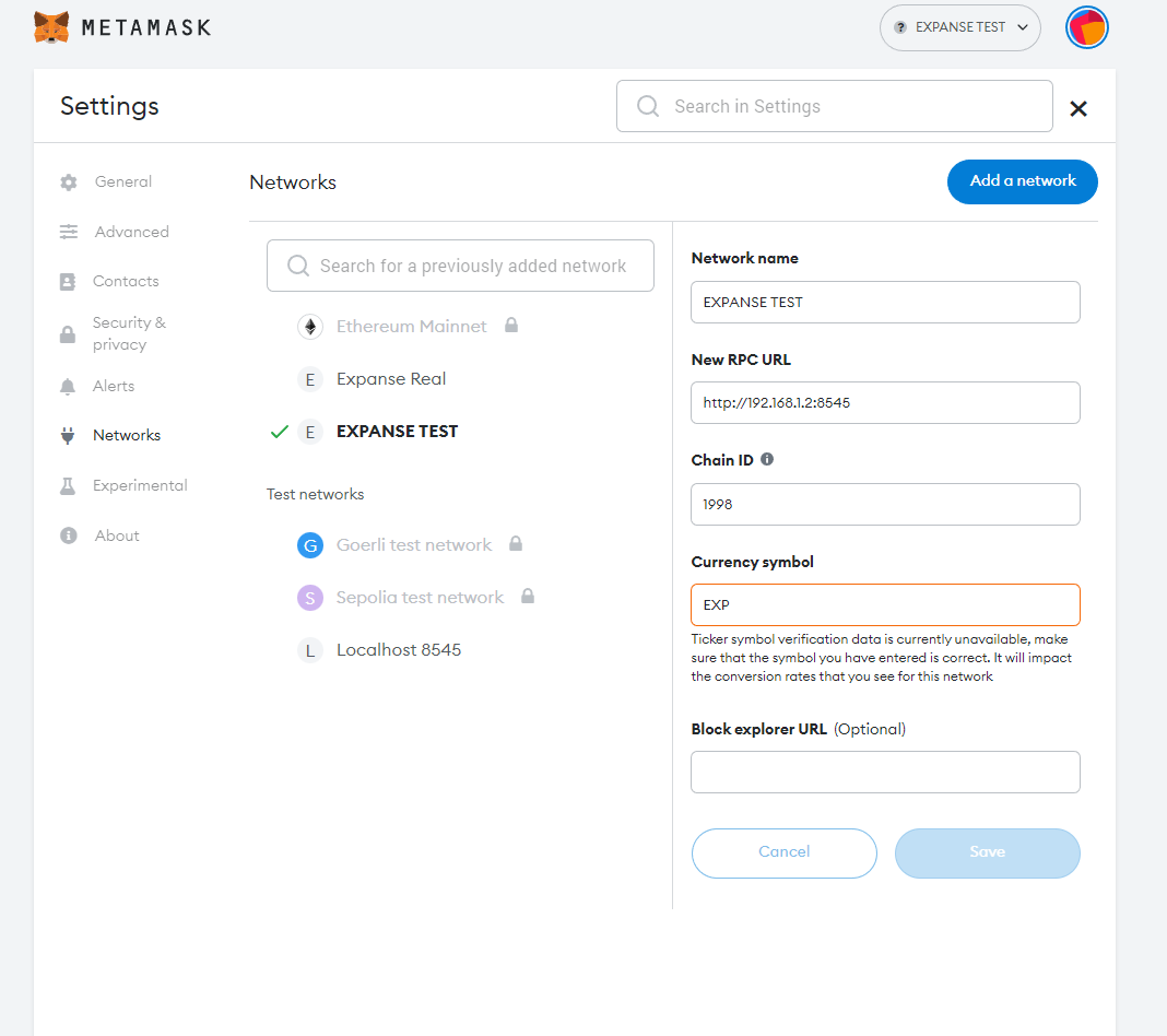 Metamask Mobile cannot connect to private EVM chain · Issue #5210 · MetaMask/metamask-mobile ...