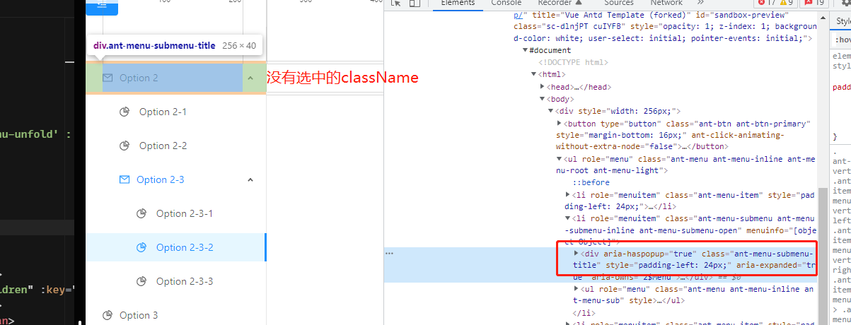 Component Menu-Single-file recursive menu three-level style display problem · Issue #5438 ...