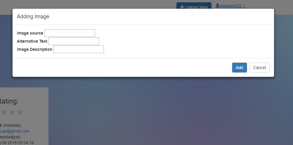 Github Hellowinccijavascript Meteorjs Mongodb Image Management App