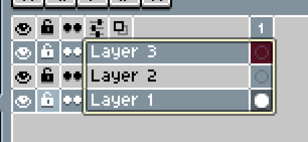 Select multiple layers by ctrl+clicking them · Issue #1157 · aseprite/aseprite · GitHub