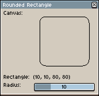 The rounded rectangle of GraphicsContext is a little off at the bottom ...