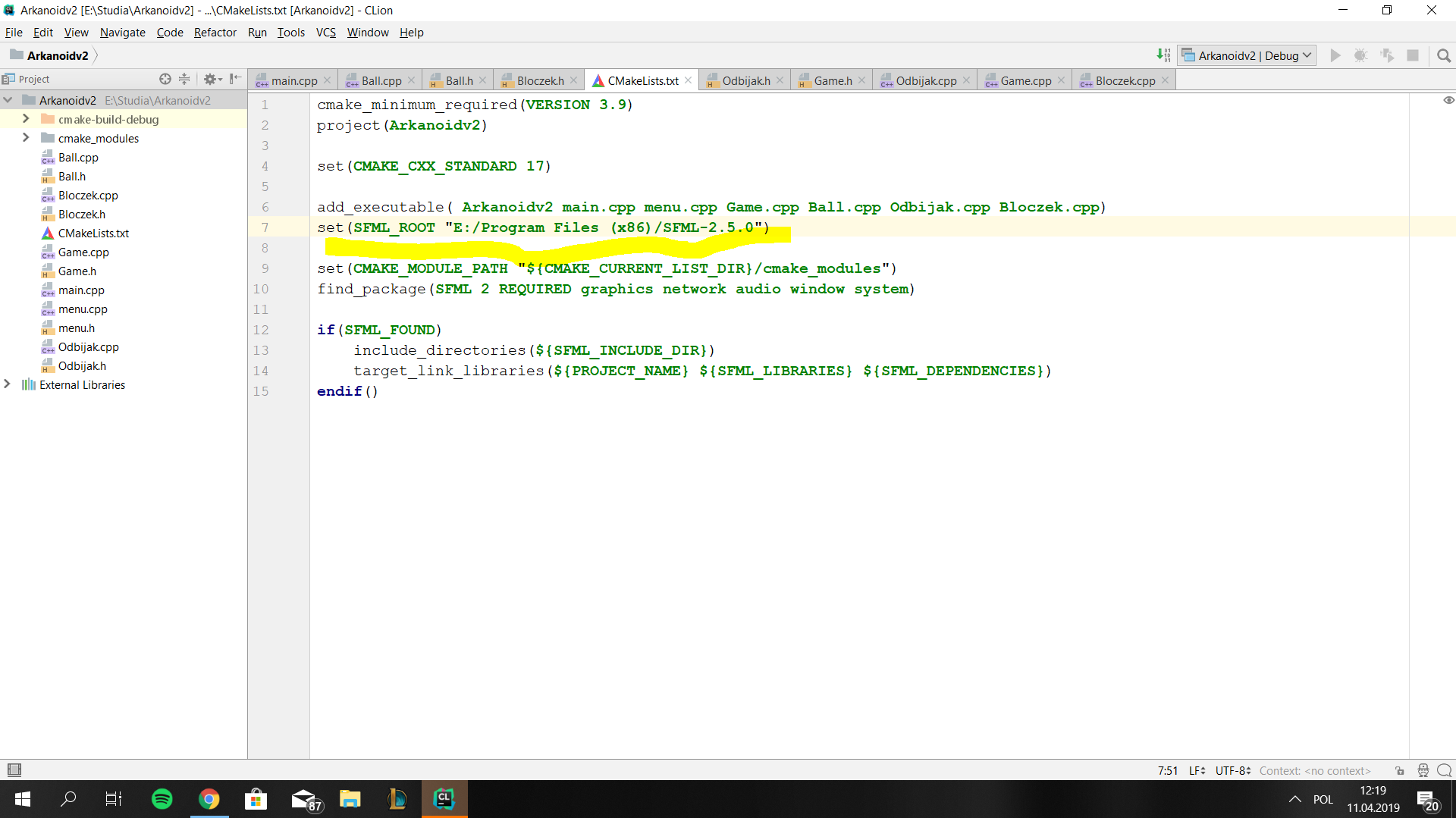 GitHub - ycek21/Arkanoid-SFML