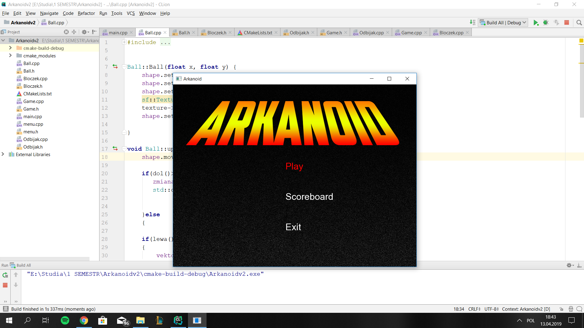 GitHub - ycek21/Arkanoid-SFML