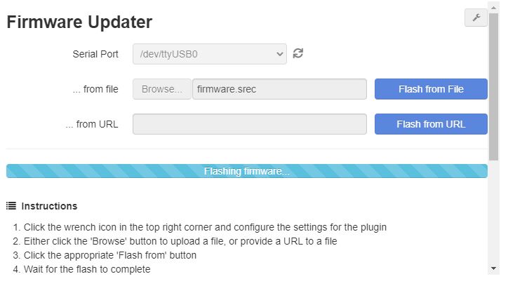 [Feature Request] OpenBLT support · Issue #231 · OctoPrint/OctoPrint-FirmwareUpdater · GitHub