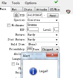 Egg Sinistea · Issue #2519 · kwsch/PKHeX · GitHub