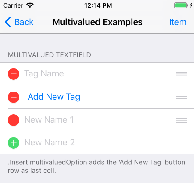 Populating Multivaluedsection After Creation · Issue 1525 · Xmartlabs Eureka · Github