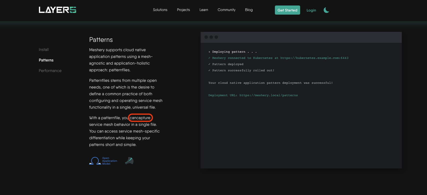 Minor spelling mistake on the getting started page · Issue #4432 · layer5io/layer5 · GitHub