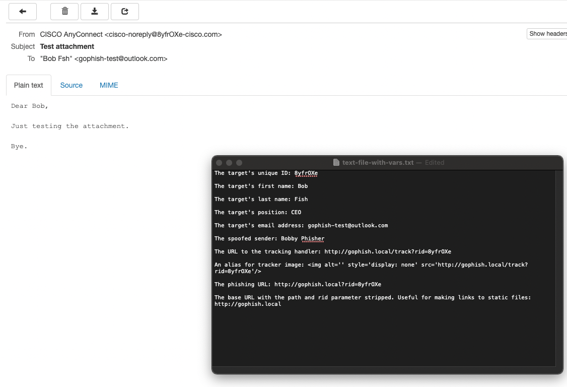 Attachment Tracking - Variables in attached documents not converting to their value prior to ...
