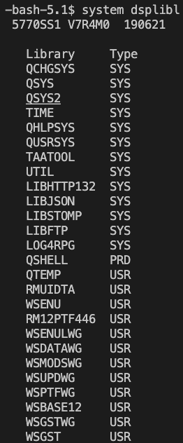 Library List Used For Actions · Issue 985 · Codeforivscode Ibmi · Github