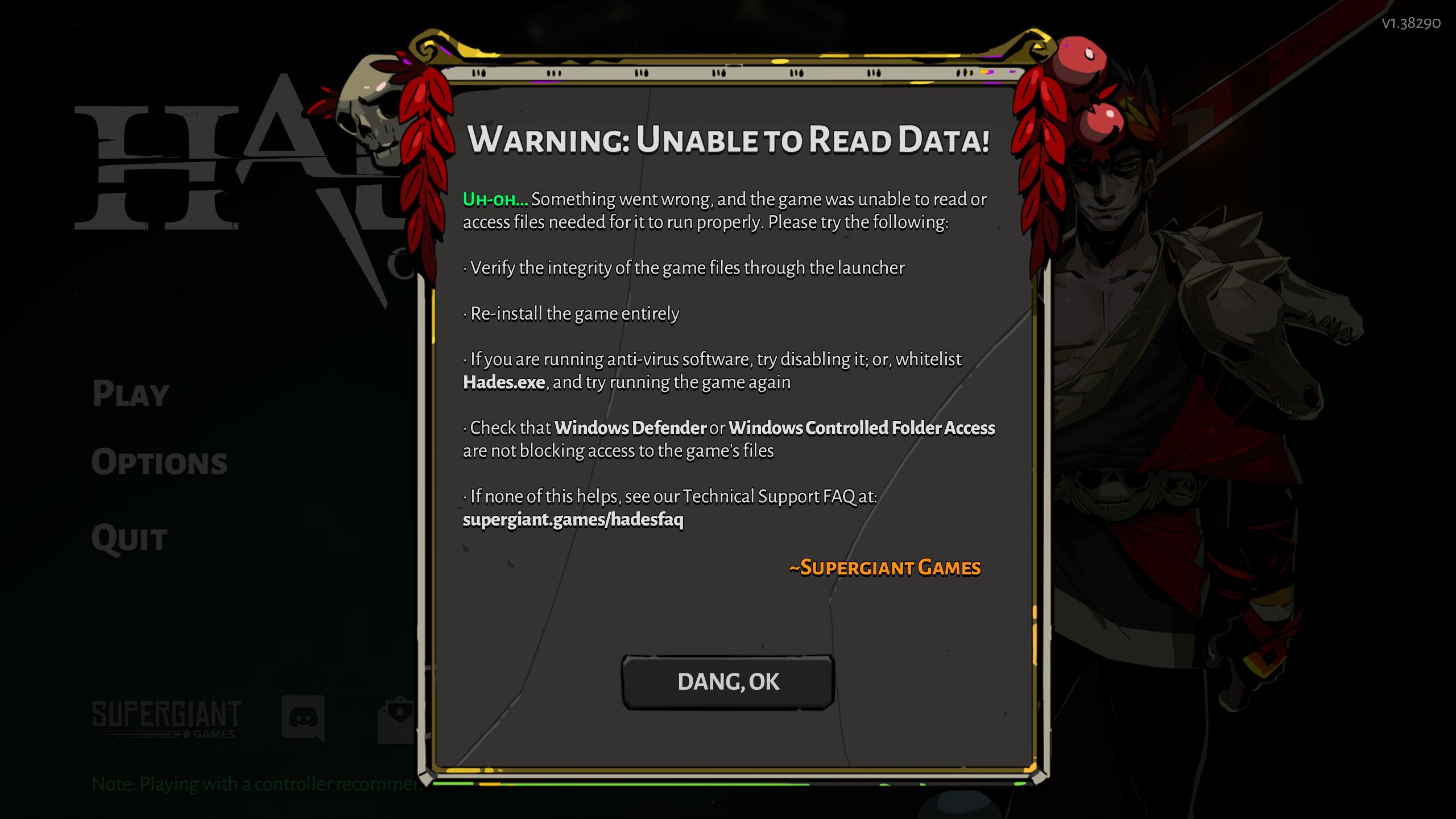 v1.3.1 can't run at all · Issue #175 · AlexKage69/OlympusExtra · GitHub