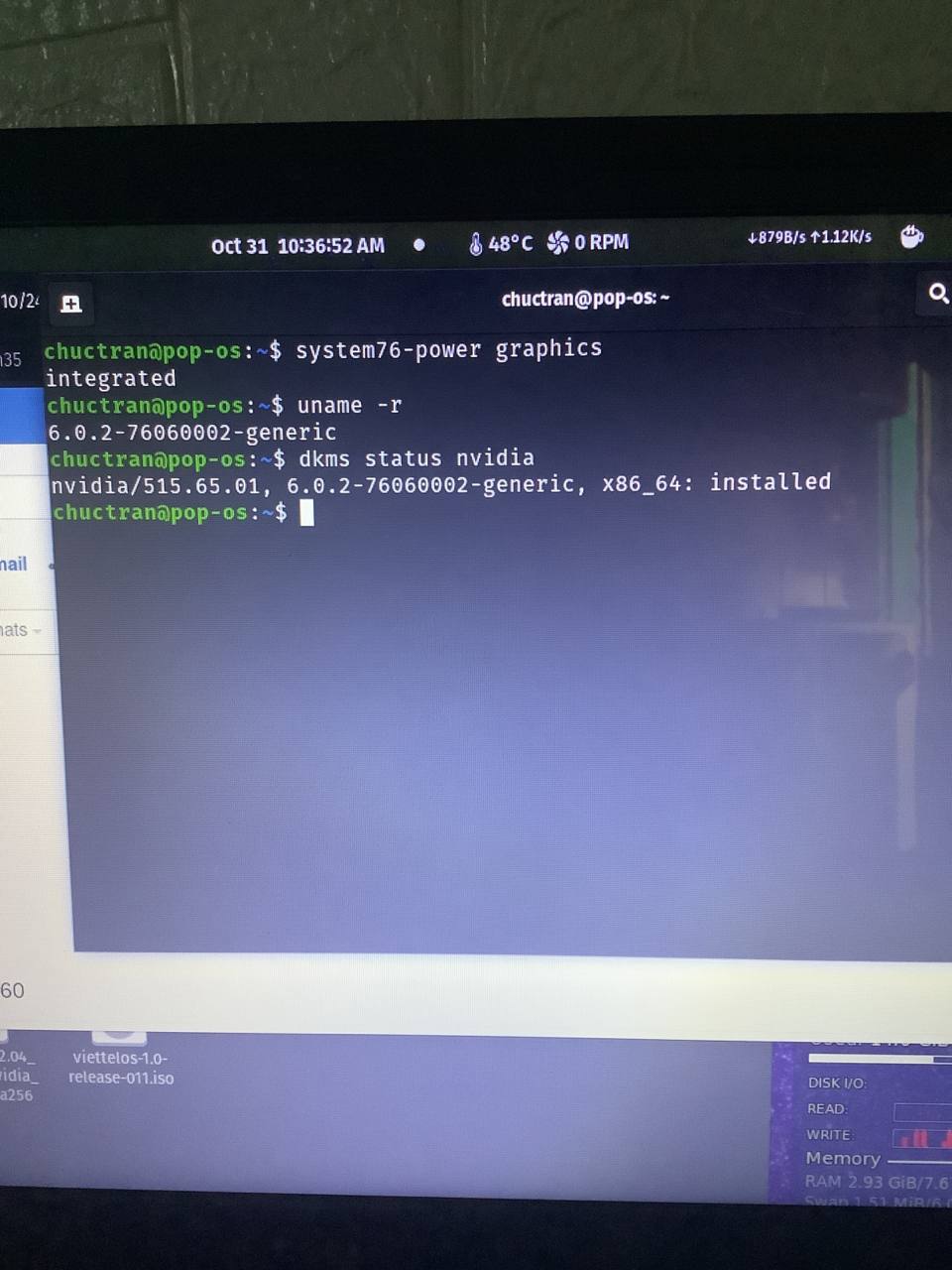 Version 515 cant switch to nvidia · Issue #2669 · pop-os/pop · GitHub