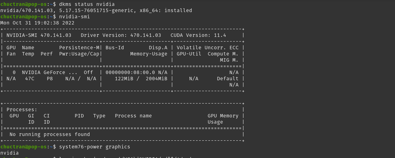 Version 515 cant switch to nvidia · Issue #2669 · pop-os/pop · GitHub