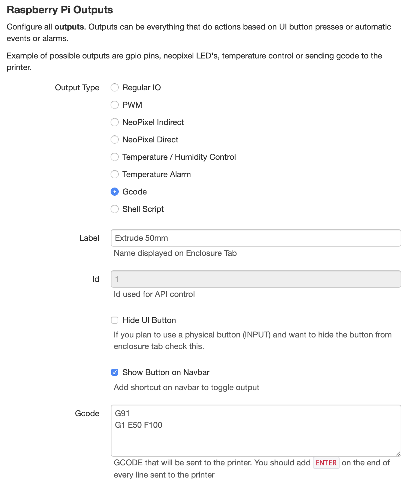GPIO INPUT TO GCODE · Issue #269 · vitormhenrique/OctoPrint-Enclosure · GitHub