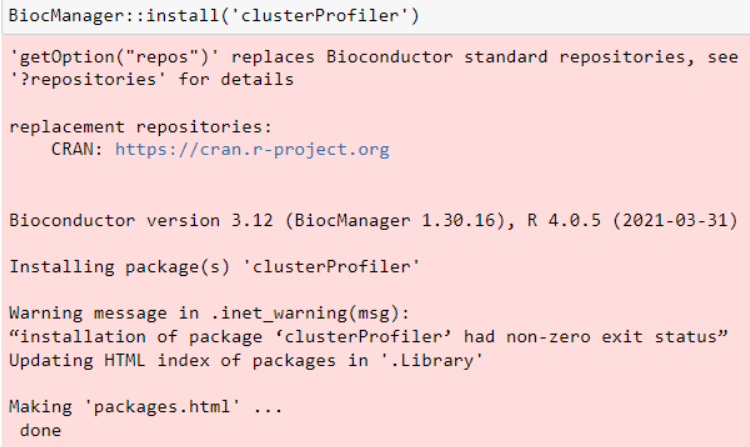 Cannot install clusterProfiler · Issue #145 · YuLab-SMU/clusterProfiler ...