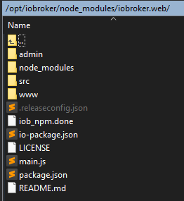 V3.4.3: WEB Server meldet Fehler: index.html not found · Issue #129 · ioBroker/ioBroker.web · GitHub