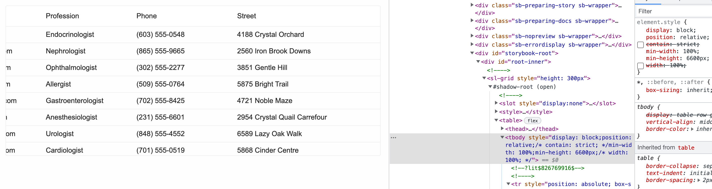 [labs/virtualizer] `contain: strict` breaks horizontal scrolling · Issue #3470 · lit/lit · GitHub