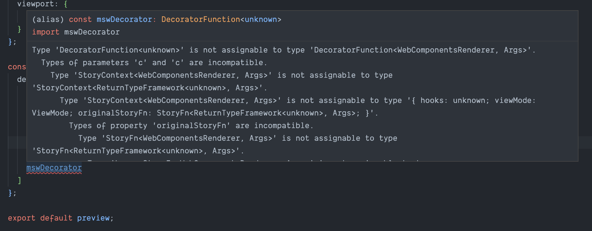 Use the new framework API? · Issue #95 · mswjs/msw-storybook-addon · GitHub