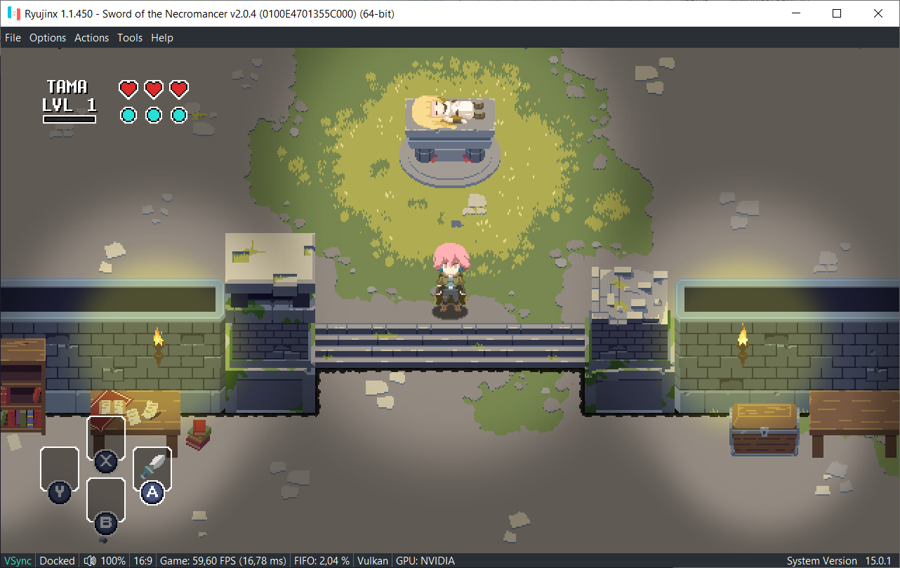 Sword of the Necromancer - 0100E4701355C000 · Issue #4279 · Ryujinx/Ryujinx-Games-List · GitHub